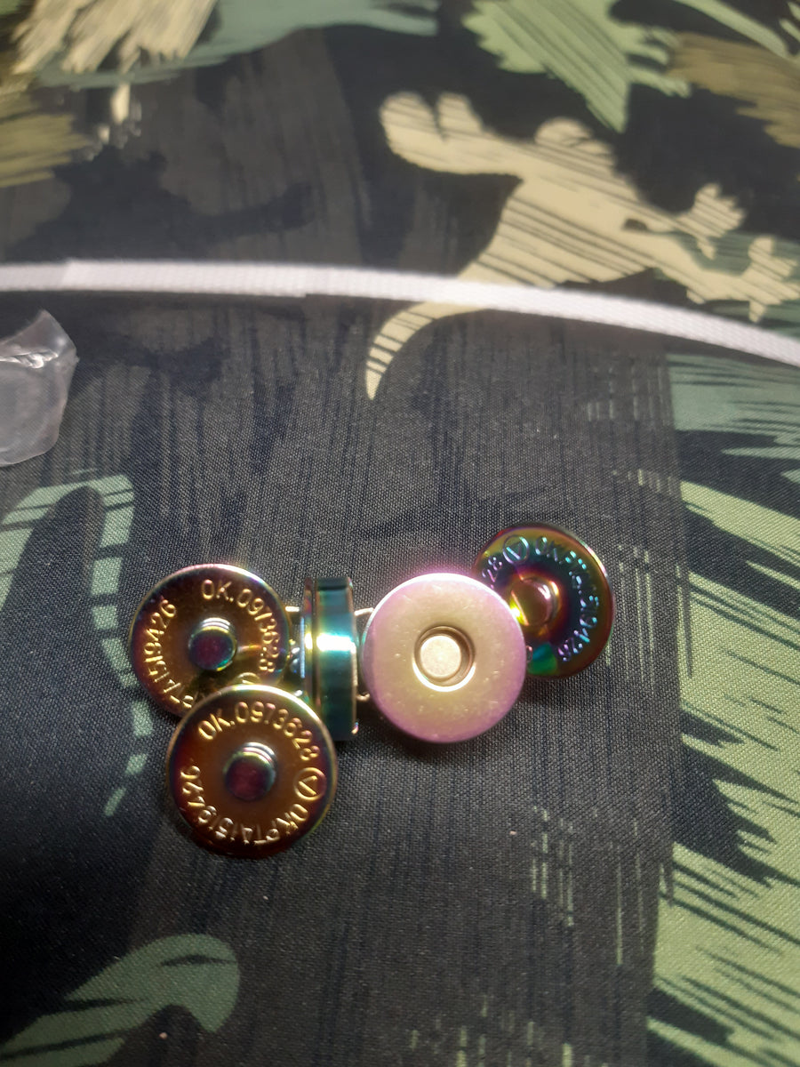 14mm magnetic fastening – Rockstar Fabrics