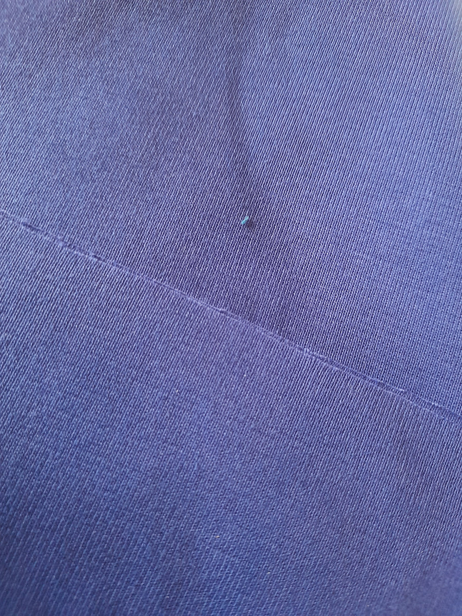 Dark blue tubular ribbing – Rockstar Fabrics