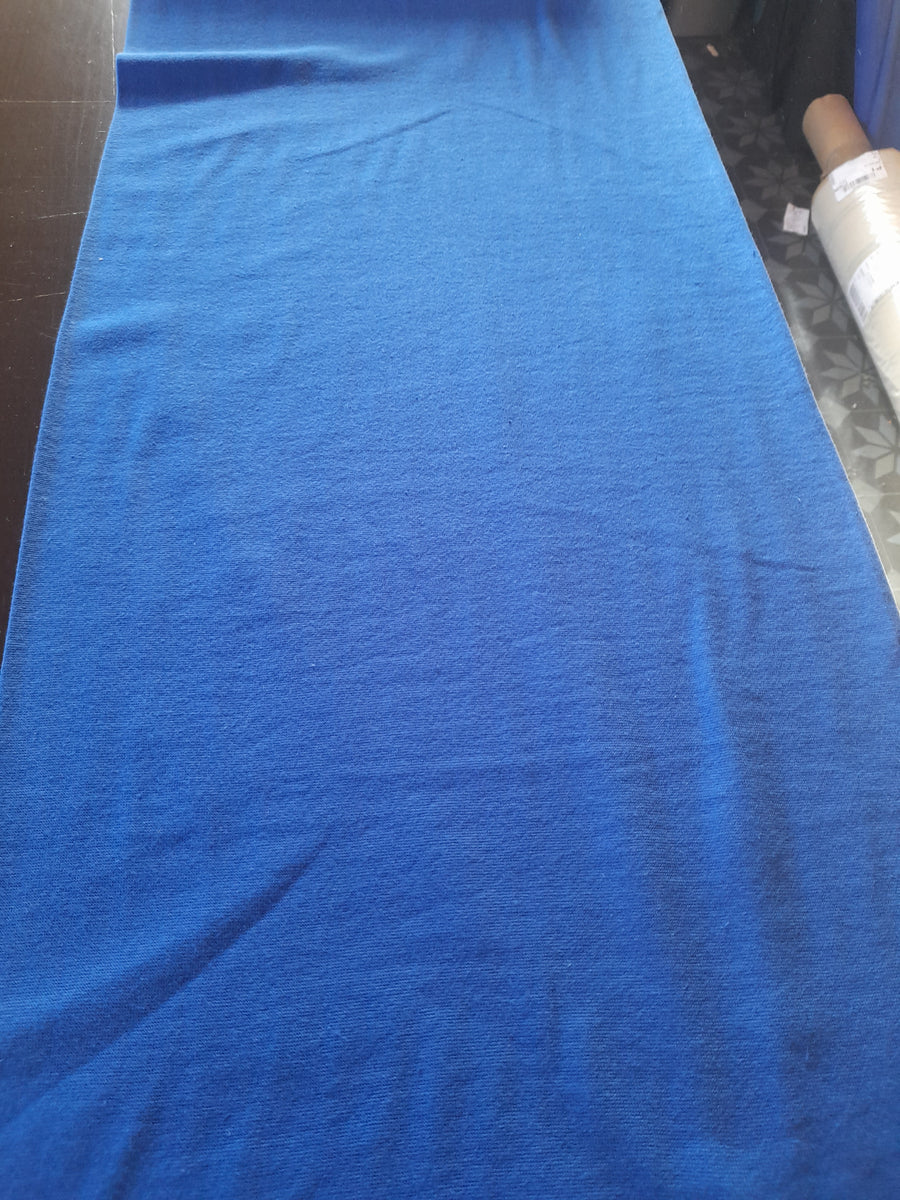 blue tubular ribbing – Rockstar Fabrics